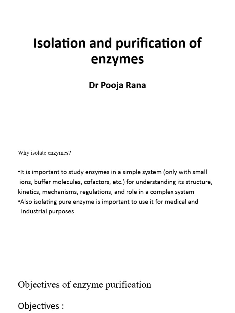 Enzyme Purification | PDF | Protein Purification | Chromatography