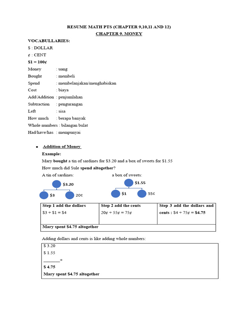 Resume Math Pts SMT 2-1 | PDF | Kilogram | Physical Quantities