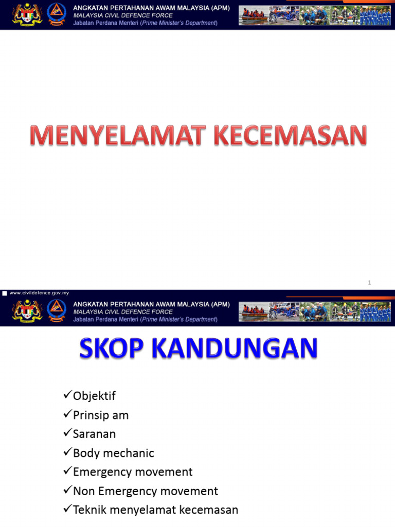 Slide Master Apm - Menyelamat Kecemasan | PDF