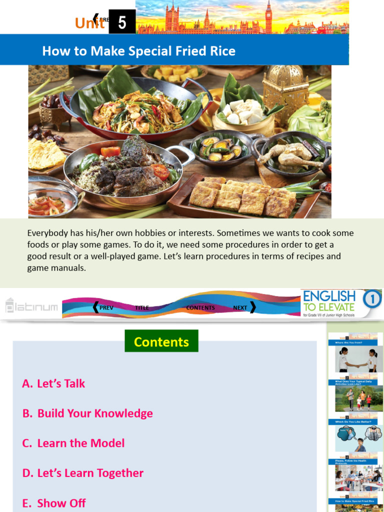 Unit 5 B. Inggris Kelas 7 | PDF