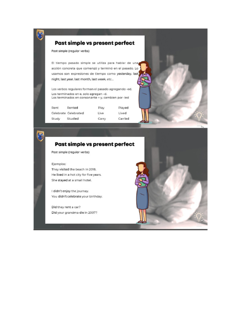 Unit 2 Grammar Past Simple Vs Present Perfect | PDF