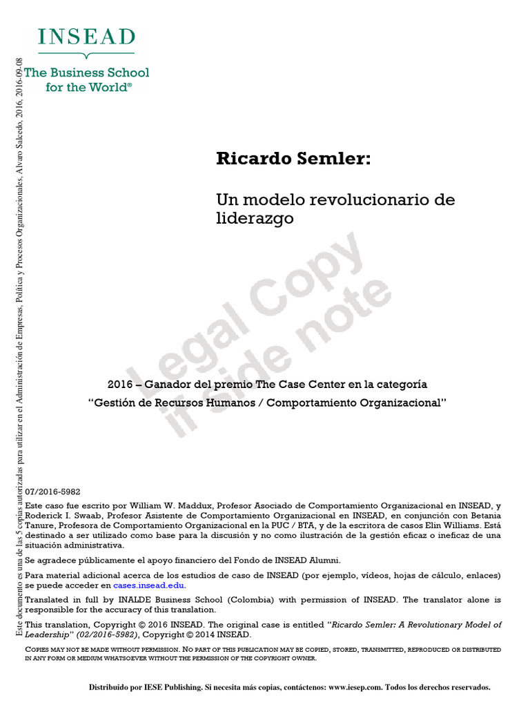 Caso Ricardo Semler | PDF | Brasil | Hotel