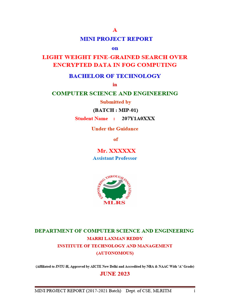 Sample Project Format-1 | PDF | Arduino | Internet Of Things
