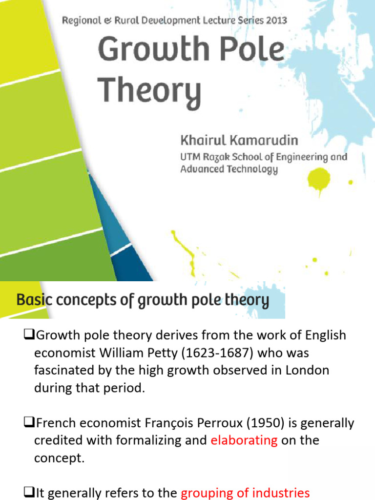 Understanding Growth Pole Theory | PDF | Supply Chain | Economic Growth