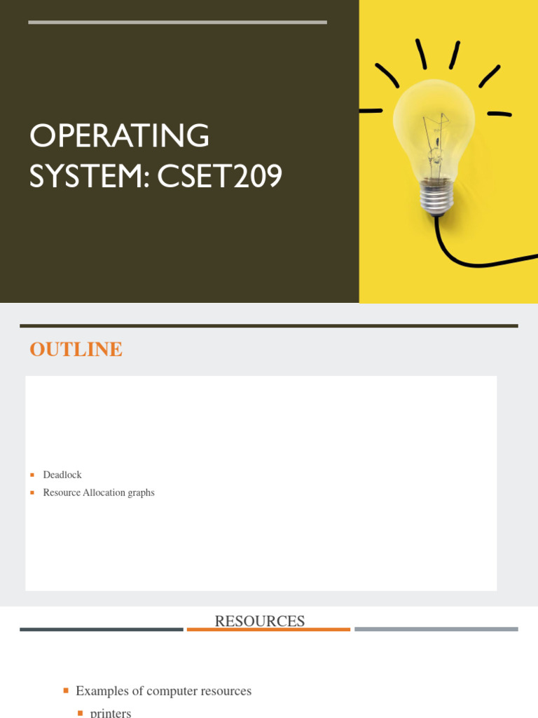 11 - 15 - Lec 15 Deadlock | PDF | Computer Programming | Operating System Technology