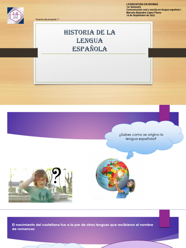 Historia de La Lengua Española | PDF | Lengua española | latín