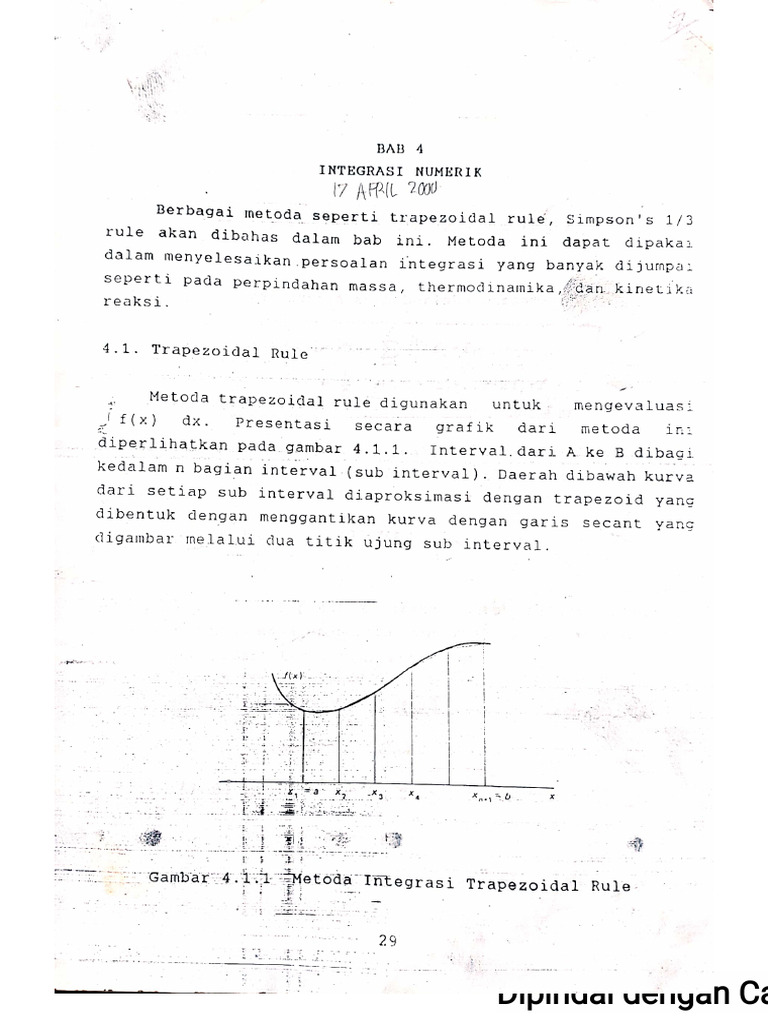 Trapezoidal Rule | PDF