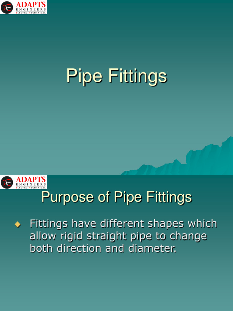 Comprehensive Guide to Pipe Fittings | PDF | Valve | Pipe (Fluid ...