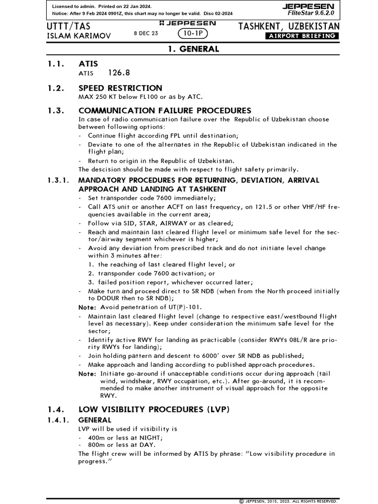 UTTT | PDF | Air Traffic Control | Aviation