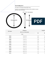 BS O-Ring Size Dimensions Chart | PDF | Joining | Industrial Processes