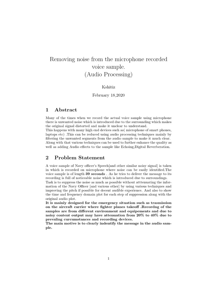Case Study1 | Download Free PDF | Filter (Signal Processing) | Sampling (Signal Processing)