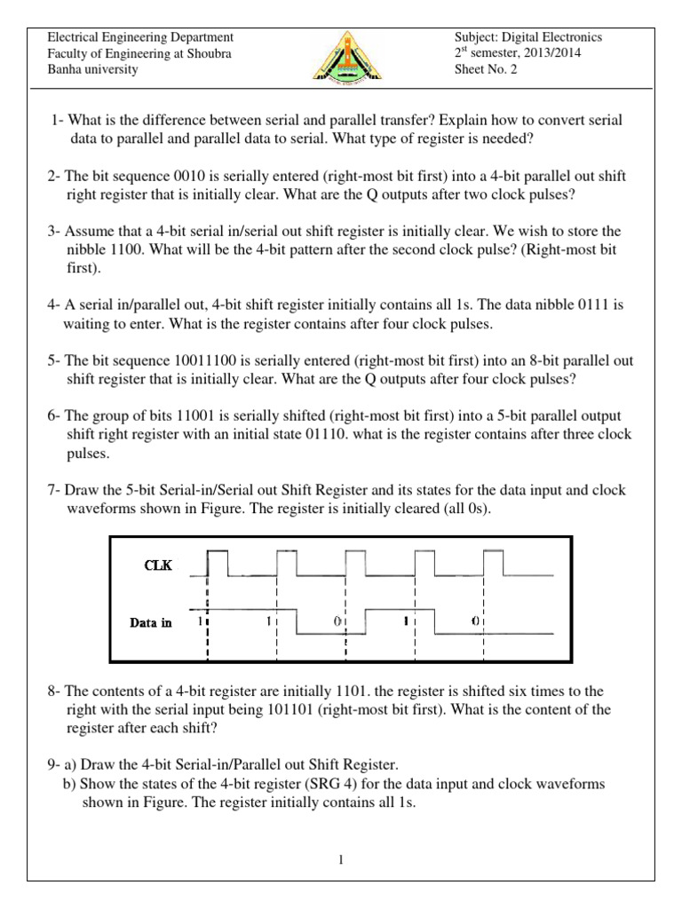 03 Sheet | PDF | Bit | Electronic Circuits