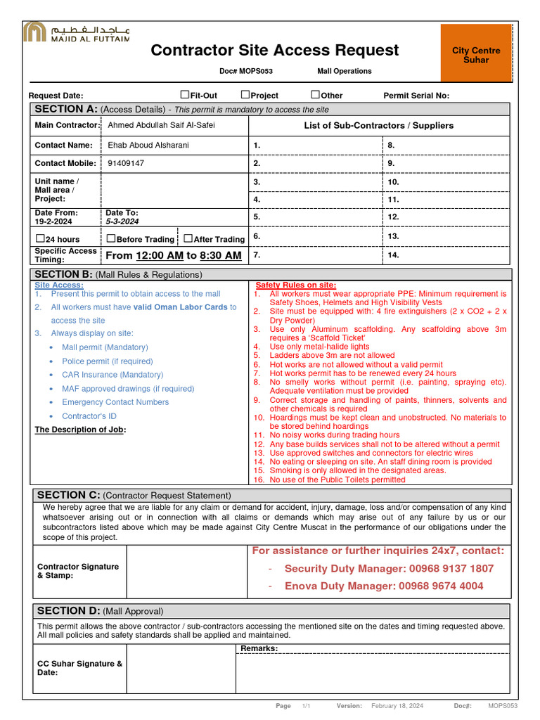 CC Sohar S008 A | PDF
