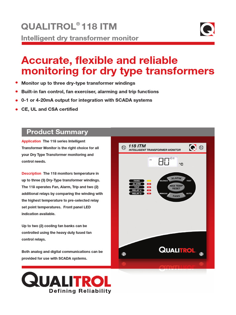 118 ITM Product Brochure (2010) | PDF | Relay | Amplifier