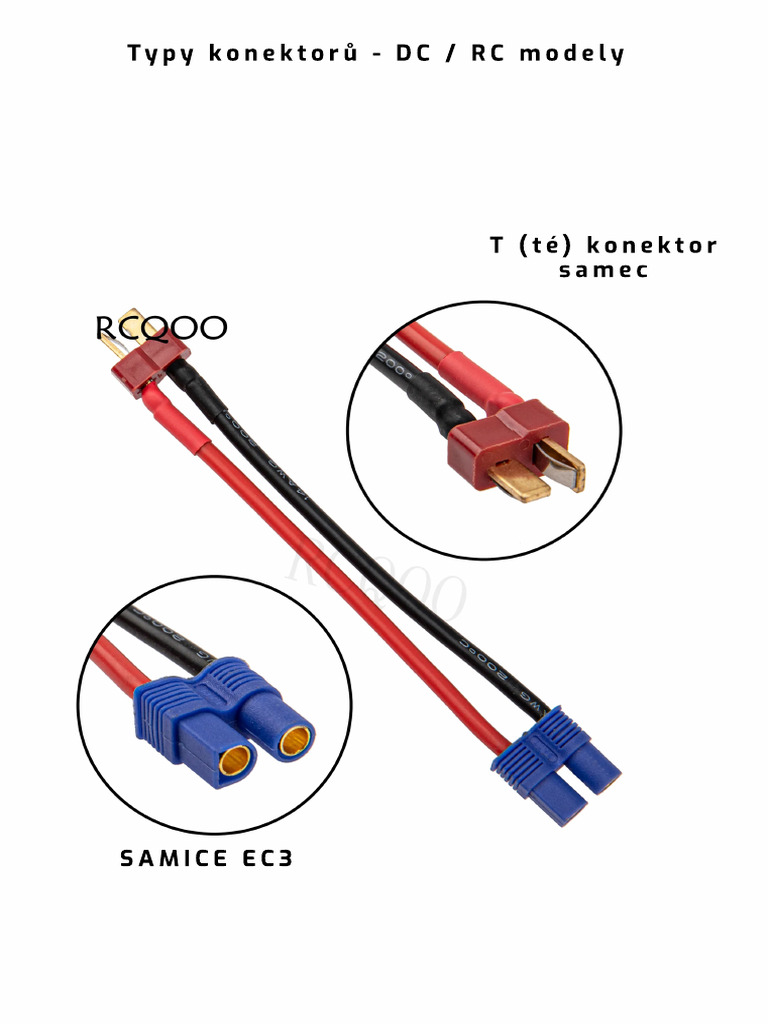 Typy Konektorů DC - RC Modely 1 | PDF