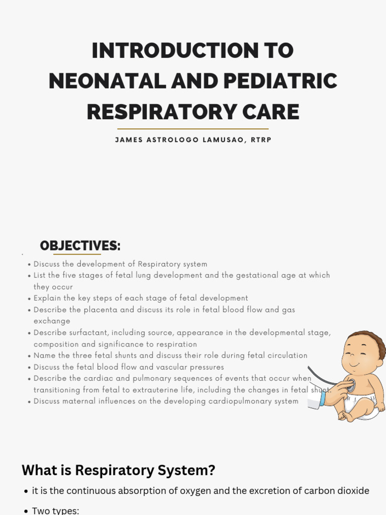 Introduction To Physiological Changes in NEONATAL AND PEDIATRIC ...