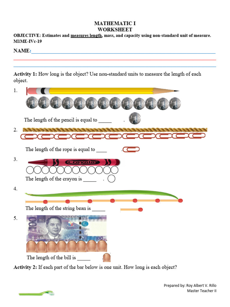 Geometric Representation - E2-E3 - Math1-Version 2 Estimates and ...