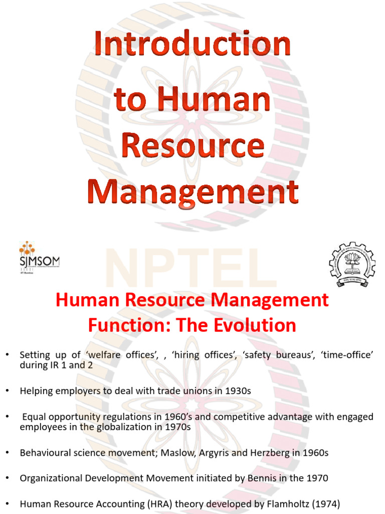 Strategic Human Resource Management and People Competency Maturity ...