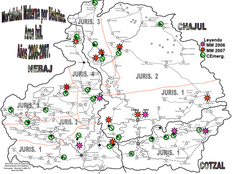 Mapa y Croquis de Comunidades Ixiles | PDF