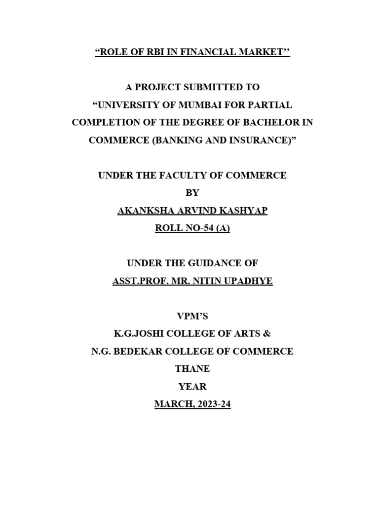 role-of-rbi-in-financial-market-pdf-financial-markets-reserve