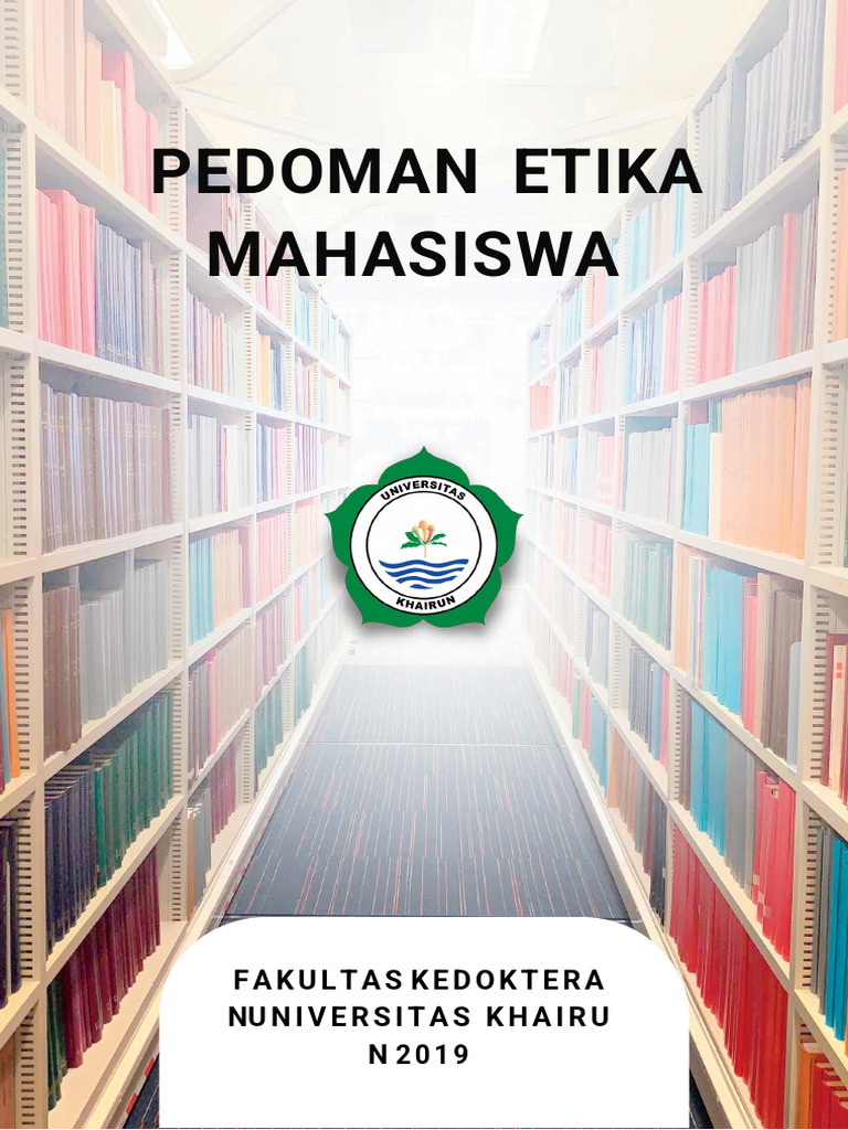 Buku Pedoman Etika Mahasiswa FK Unkhair | PDF