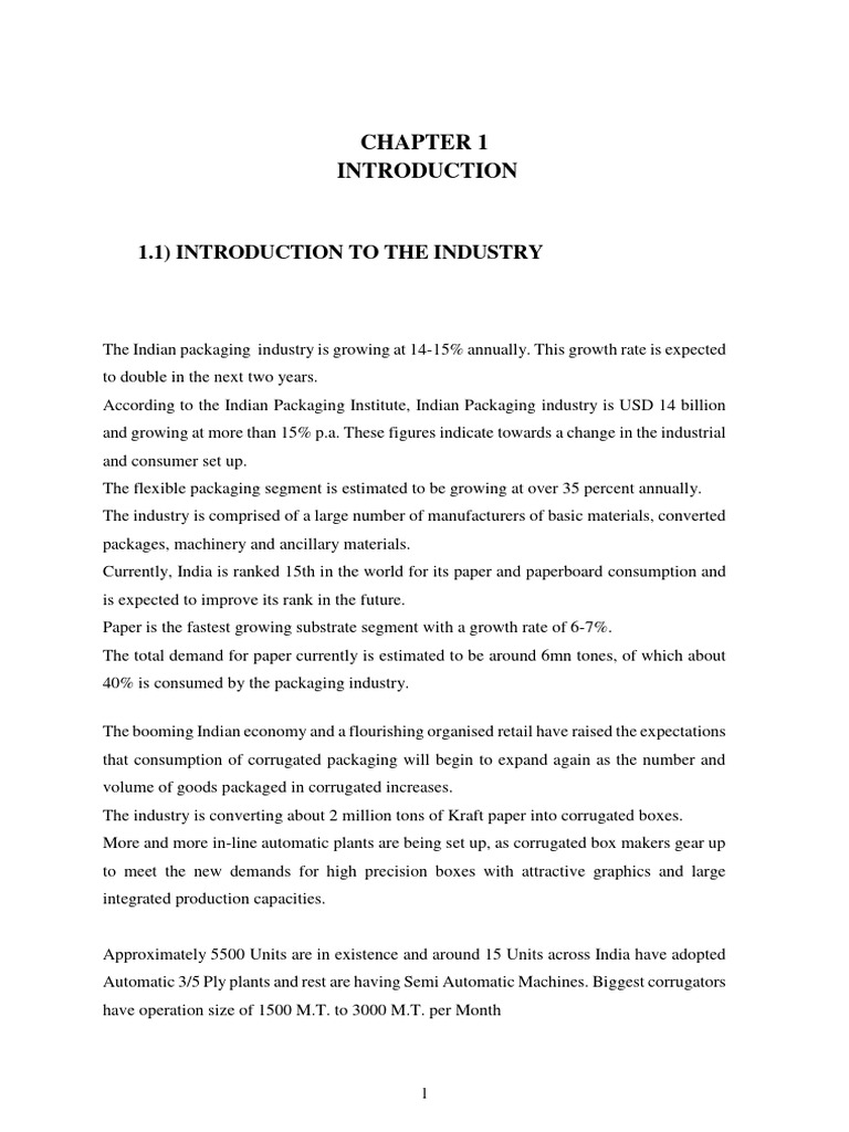 Internship Sugan Packaging | PDF | Paper | Packaging And Labeling