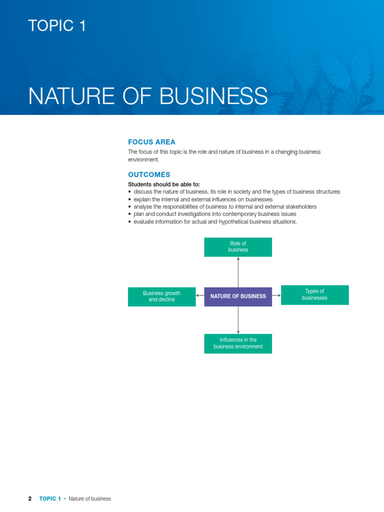 Understanding the Nature of Business | PDF | Dividend | Employment