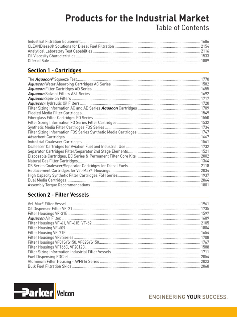 Filtros Velcon 1894r10 0714 Catalogo | Download Free PDF | Diesel Fuel ...