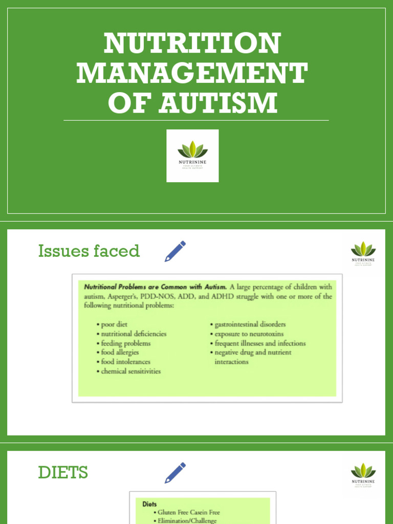 Autism Nutrition Management - Session 2 | PDF | Fat | Trans Fat