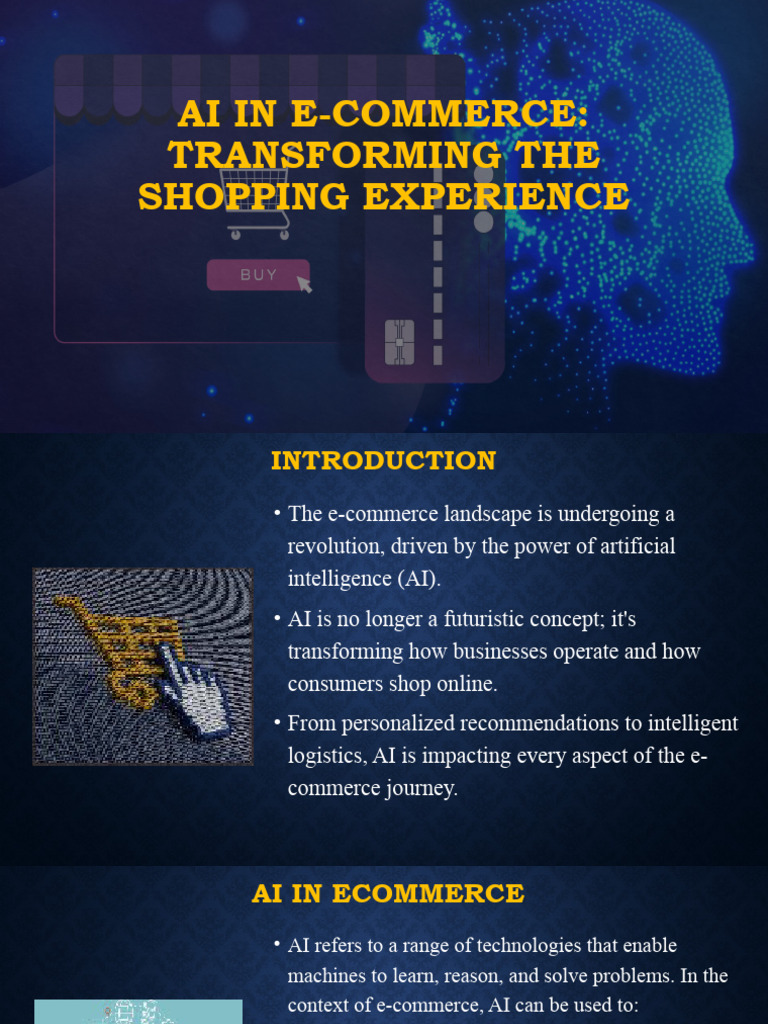AI in ECommerce | PDF | E Commerce | Artificial Intelligence