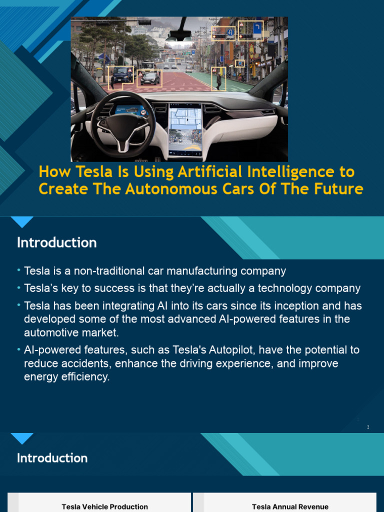 How Tesla Is Using Artificial Intelligence To Create | PDF | Artificial ...