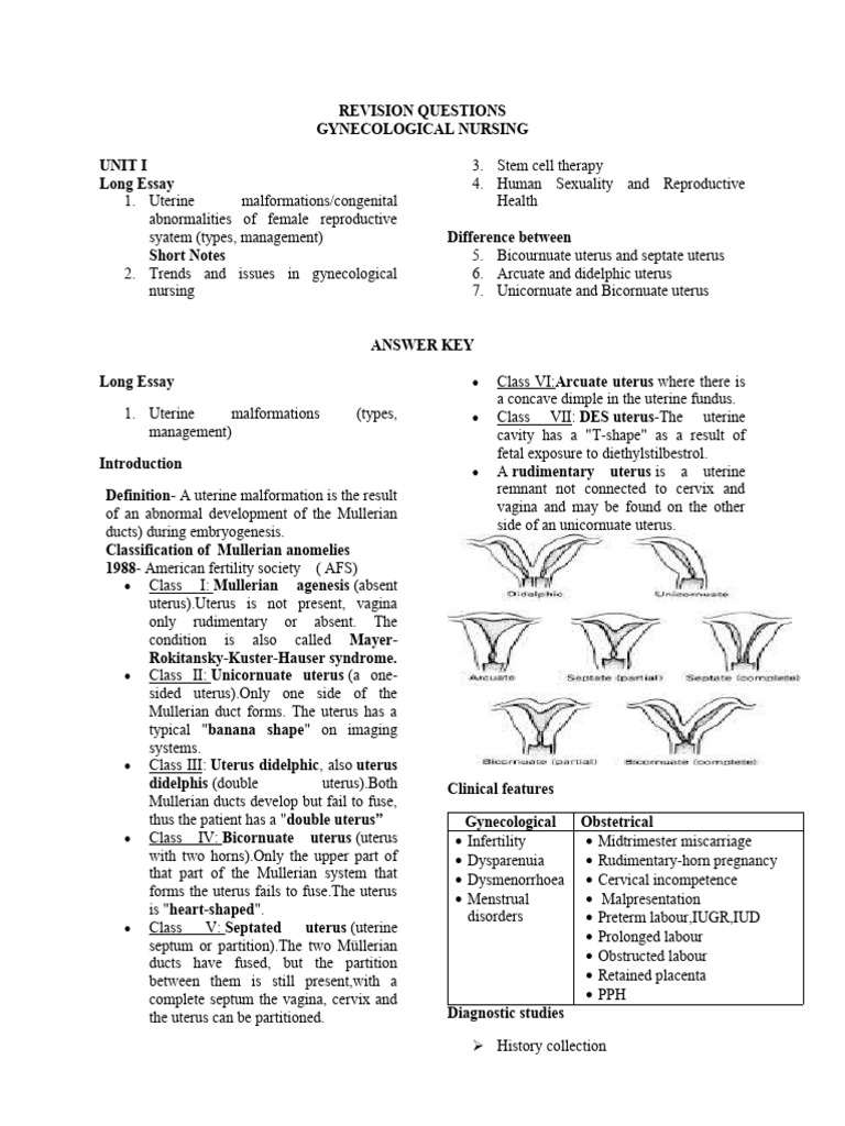 Gynae | PDF | Uterus | Menstrual Cycle