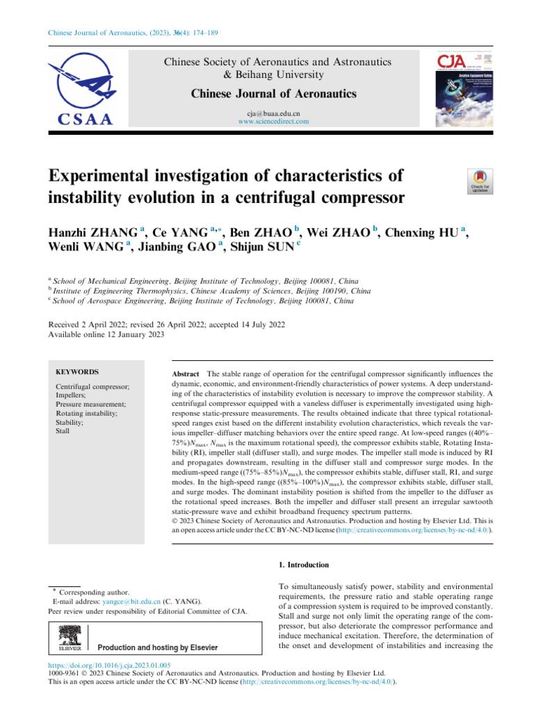 Experimental Investigation of Characteristics of | PDF | Applied And Interdisciplinary Physics ...