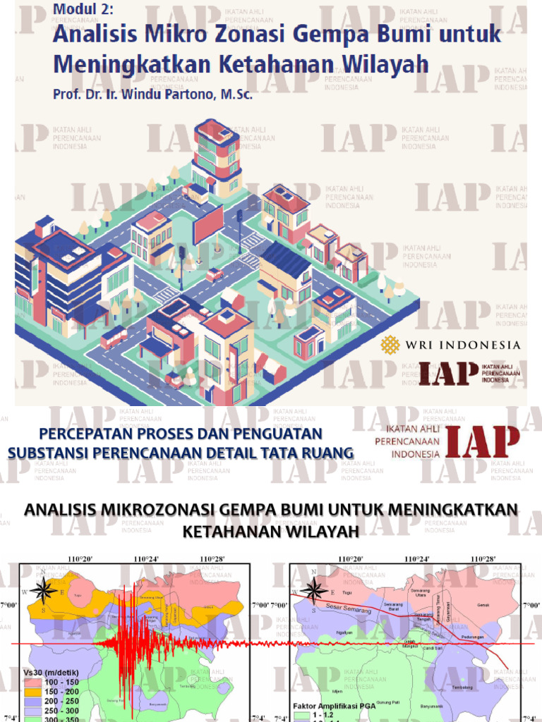 Modul 2 - Analisis Mikrozonasi Gempa | PDF