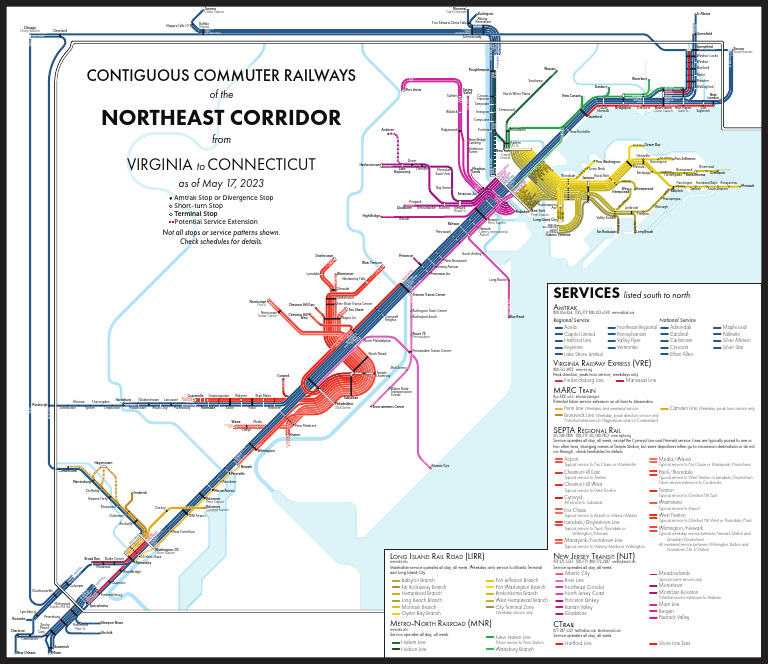 Northeast Commuter Rail - Lines | PDF | Rail Infrastructure | Rail ...