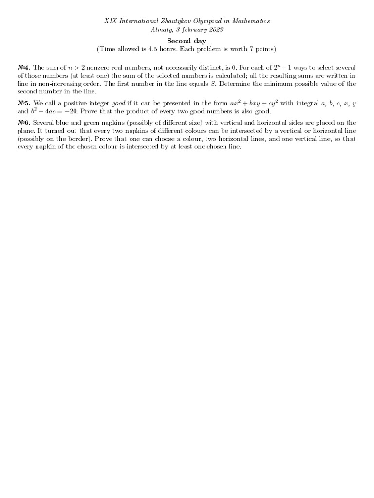 G13 2023 IZOM Day2 Solution | PDF