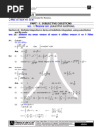 Indefinite Integration - JEE Mains PYQ 2020-2022 | PDF | Mathematical Analysis | Calculus