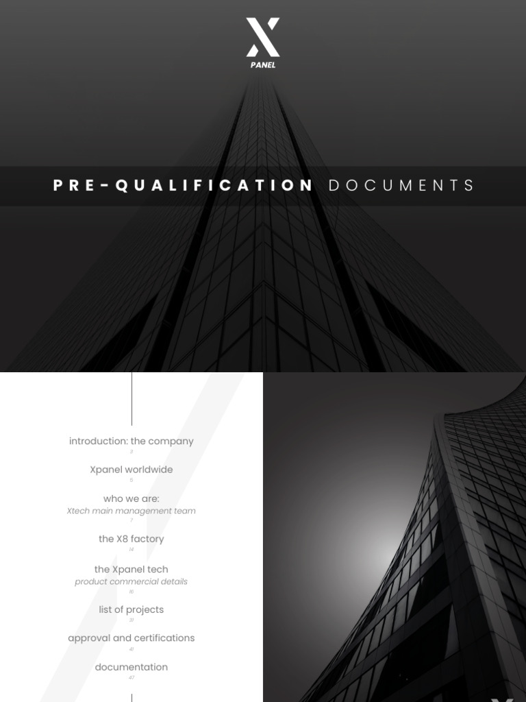 Xpanel - Xpanel Pre Qualification | PDF | Concrete | Building Insulation