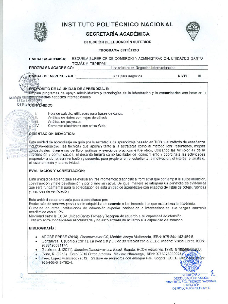 TIC S PARA NEGOCIOS | PDF