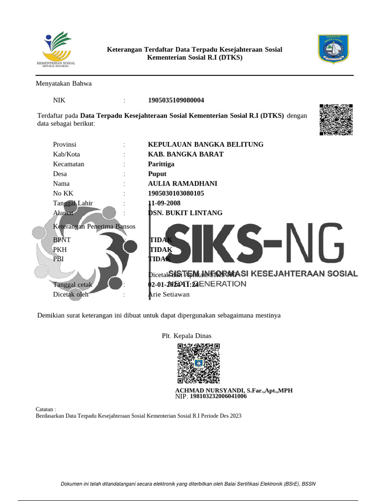 Aulia Ramadhani | PDF