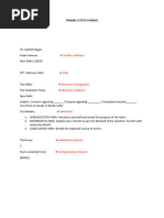 Grade 7 Formal Letter Writing Worksheet | PDF