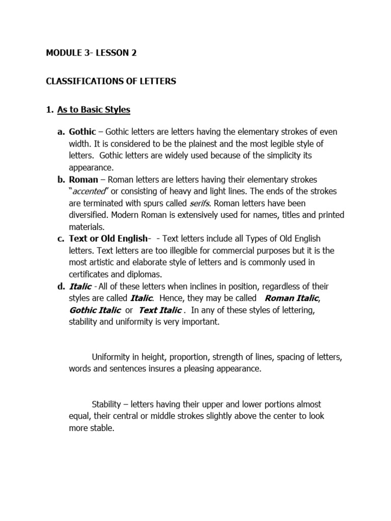 Module 3 - Lesson 2 | PDF