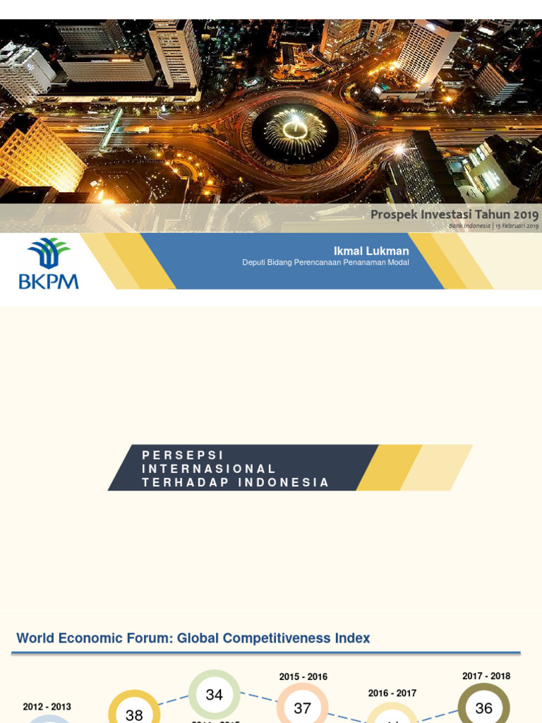 BI - BKPM - Feb 2019 | PDF | International Economics | Economic Development