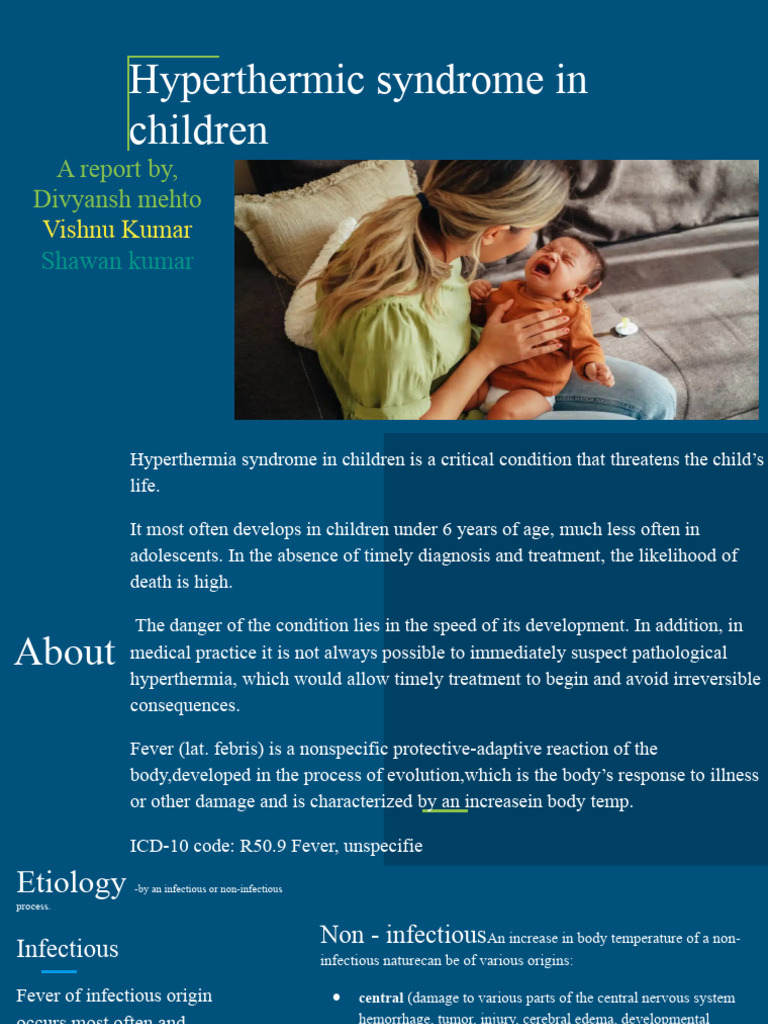 Hyperthermic Syndrome in Children | PDF | Fever | Hyperthermia