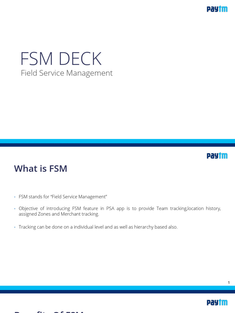 FSM Deck | PDF