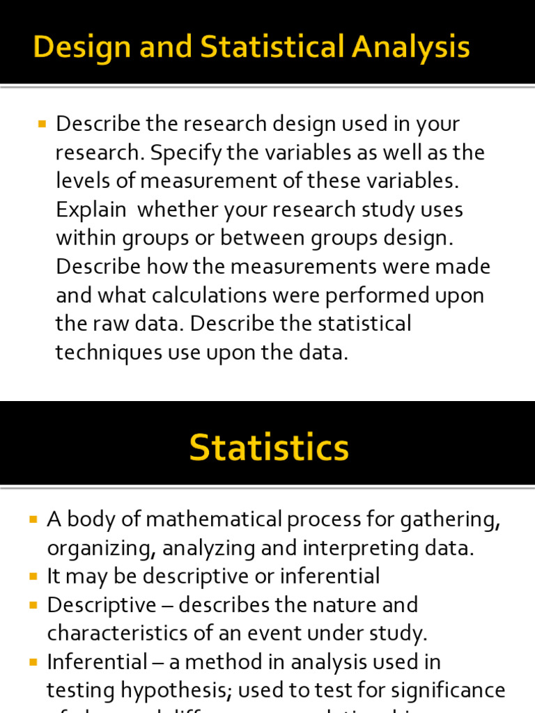 Descriptive and Inferential Statistical Tools | PDF | Level Of Measurement | Statistics