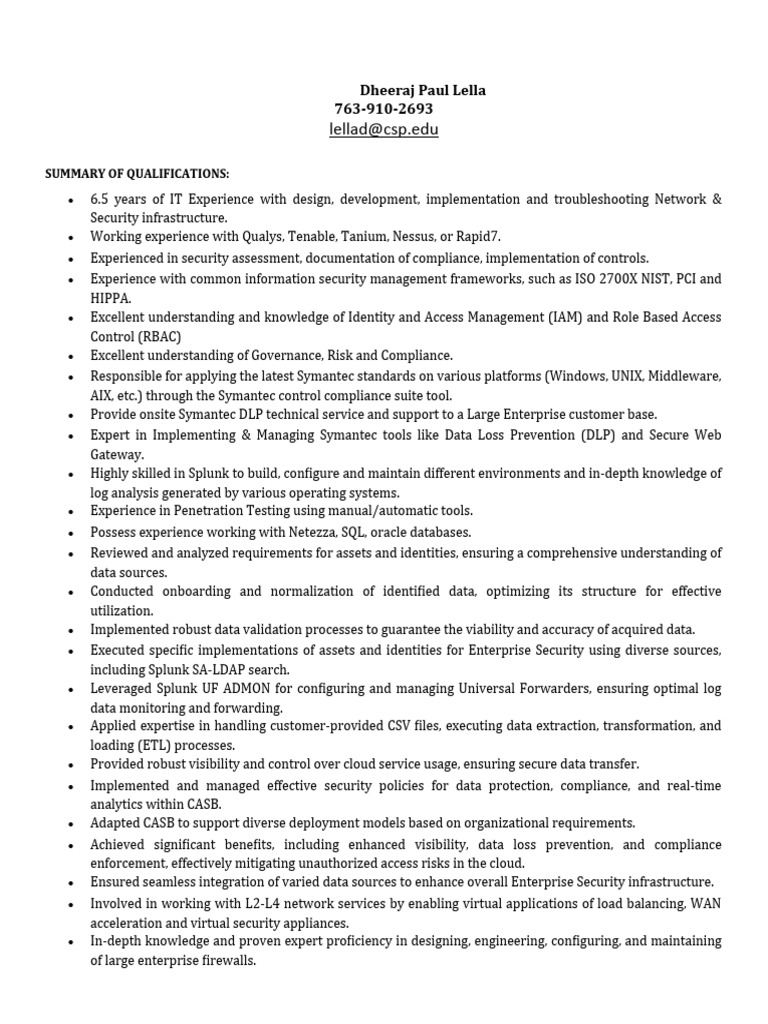 Dheeraj Paul - CyberSecurity - 1 | PDF | Security | Computer Security