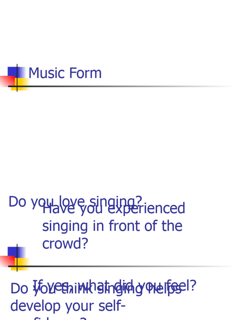 MAPEH 6 - MUSIC PPT Q3 - Music Form | PDF