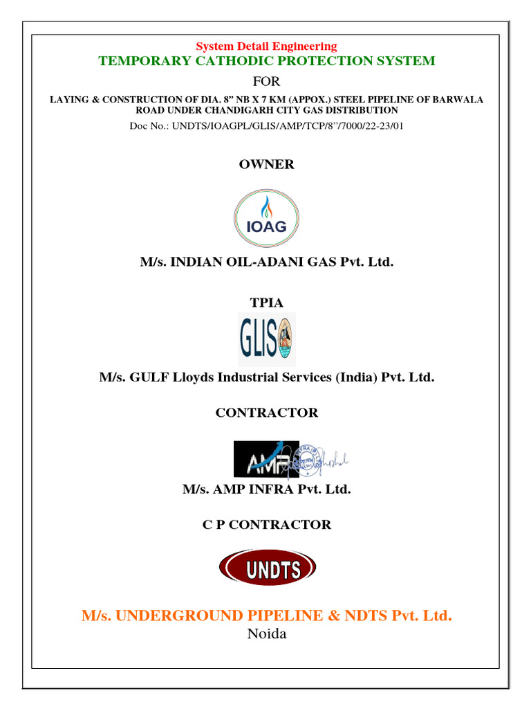 Final TCP Design | PDF | Anode | Corrosion