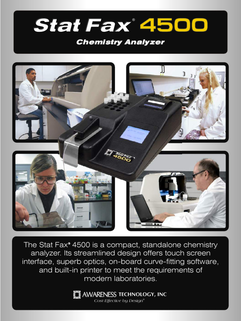 STAT FAX 4500 Brochure | PDF | Fax | Touchscreen